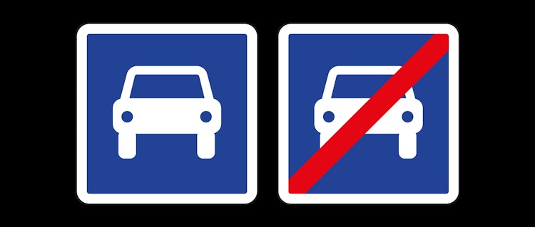 La route et les différents types de routes - code de la route
