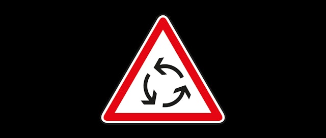 Carrefour à sens giratoire et rond-point : les différences
