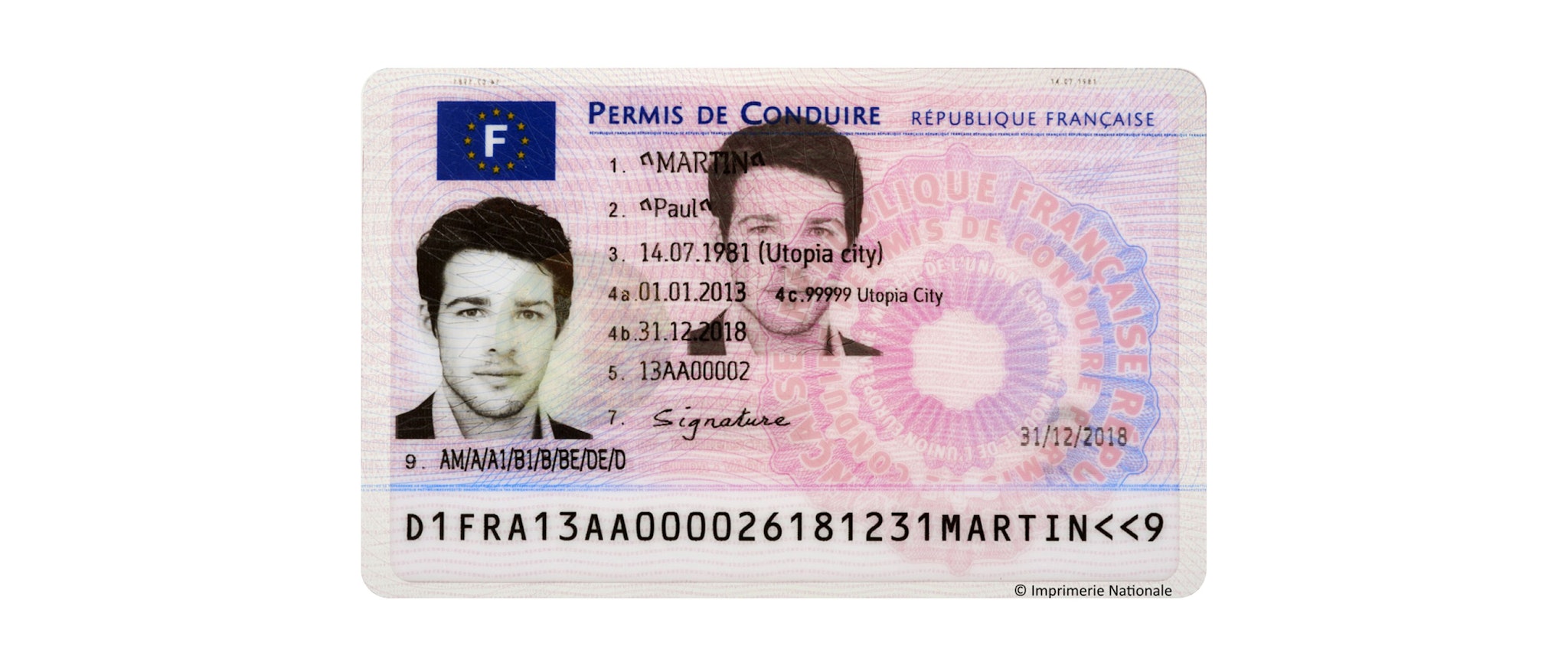 Fabrication du permis de conduire sécurisé