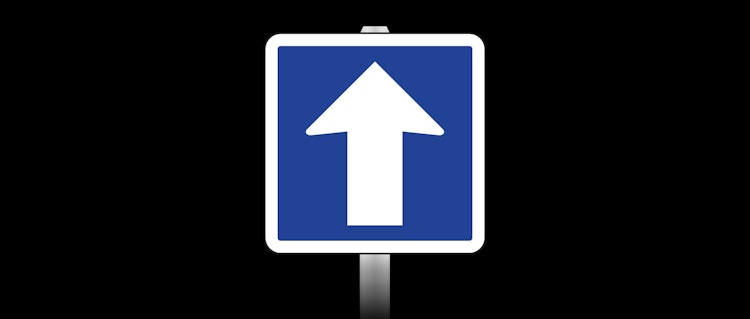 Panneau de circulation à sens unique : règles de conduite