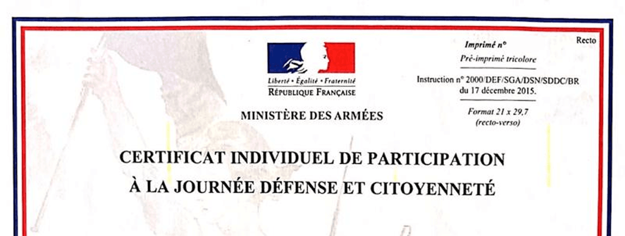 Besoin de votre certificat JDC pour le permis ? Voici les solutions