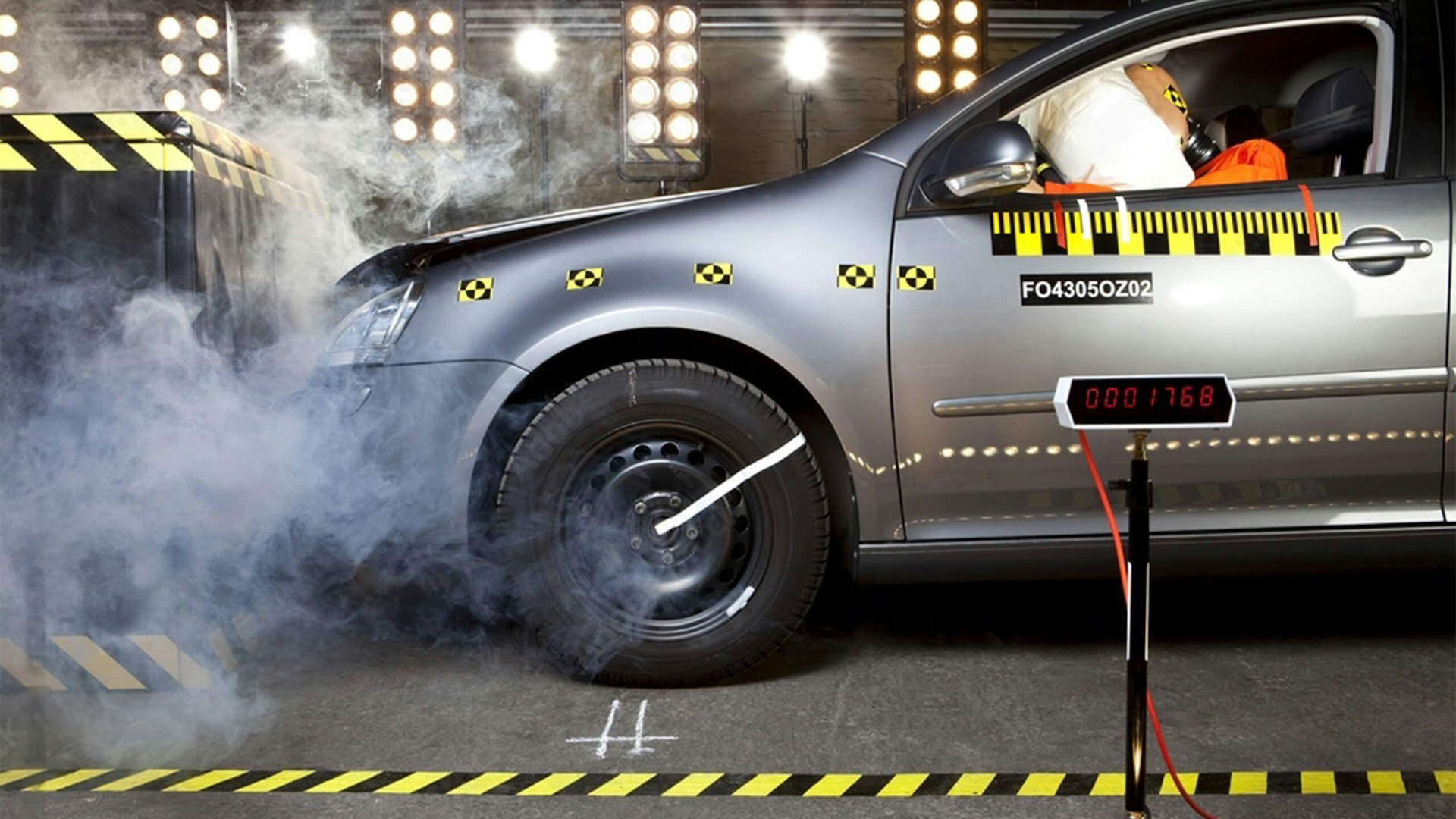 Crash tests pour tester la sécurité des nouvelles voitures