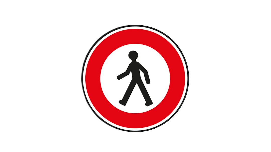 Signalisation pour les piétons : panneaux et explications